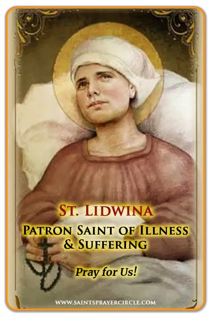 St. Lidwina - The Right Therapy - St. Benedict Prayer Wall of Protection