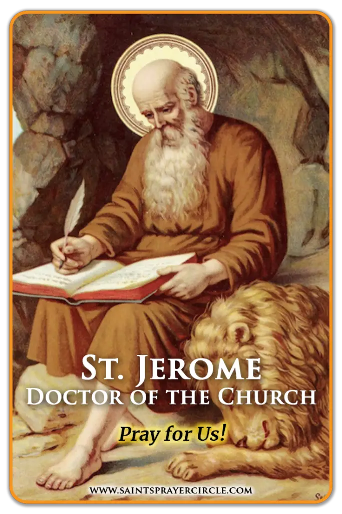 St. Jerome - Overcoming Anger in God's Way - St. Benedict Prayer Wall ...